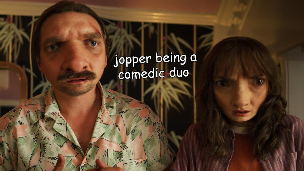 hopper and joyce being a comedic duo - YouTube
