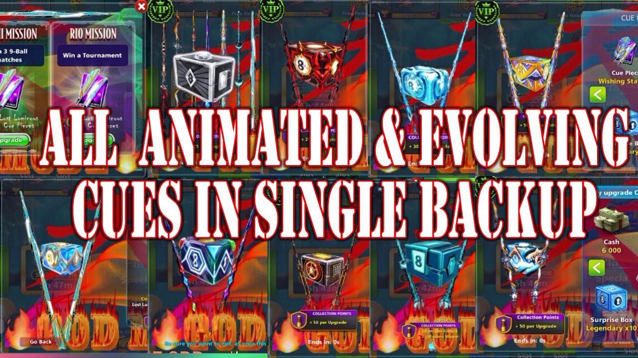 8bp all animated/evolving cues - first time in 8BP 7 cues max - choice ...