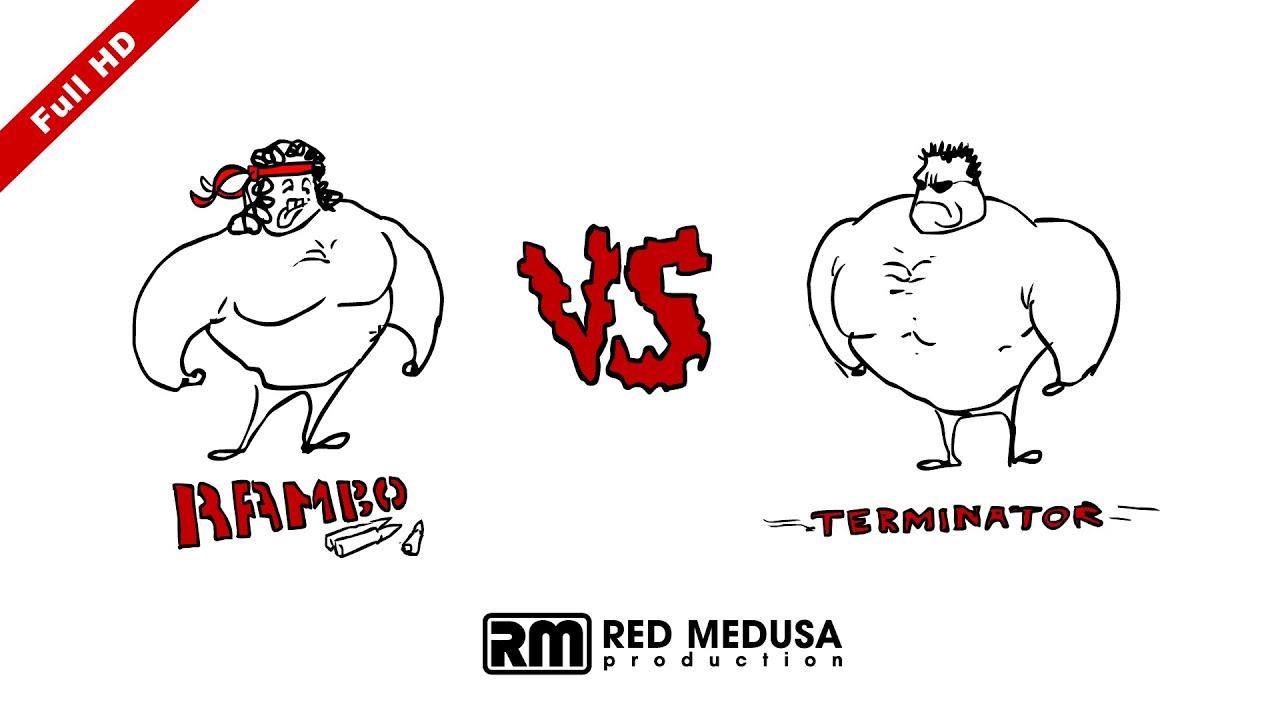 Animated Versus - Rambo VS Terminator FullHD - YouTube