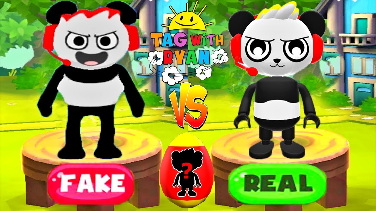 Tag with Ryan FAKE Run Combo vs REAL Combo Panda - Run Gameplay - YouTube