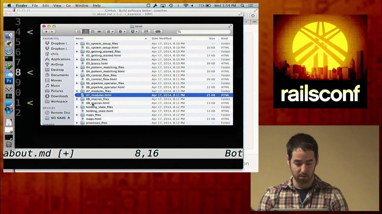 RailsConf 2014 - Workshop - All Aboard The Elixir Express! by Chris McCord - YouTube