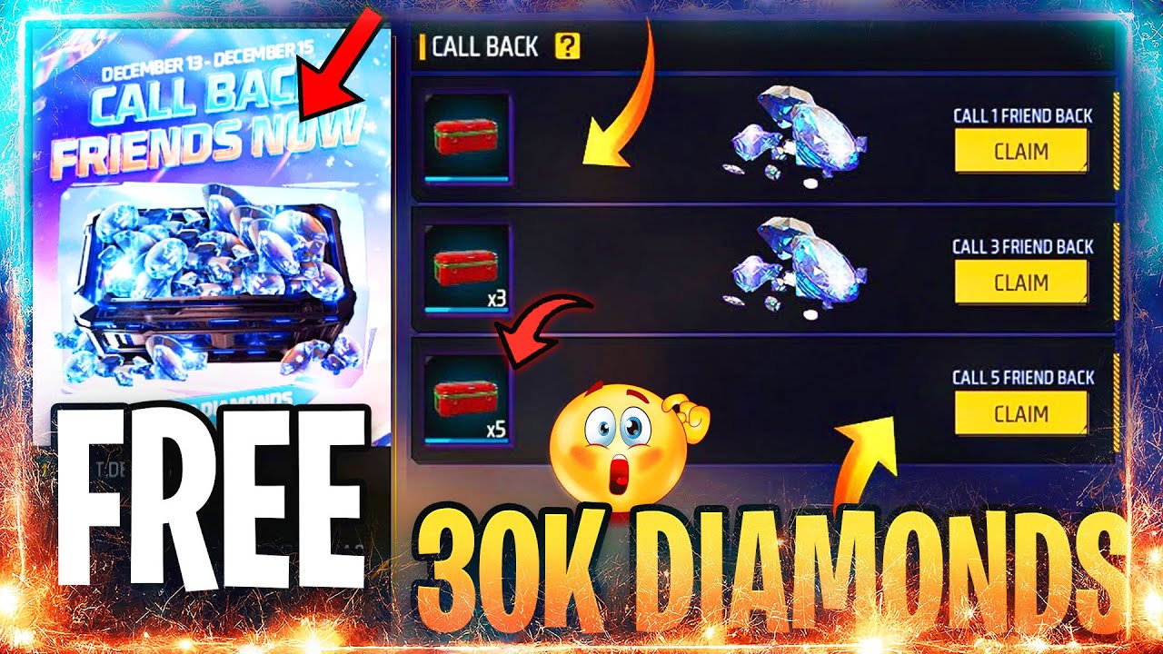 How Can Claim 29,999 Diamonds 😱 Free 30k Diamonds 🔥 How To Complete ...
