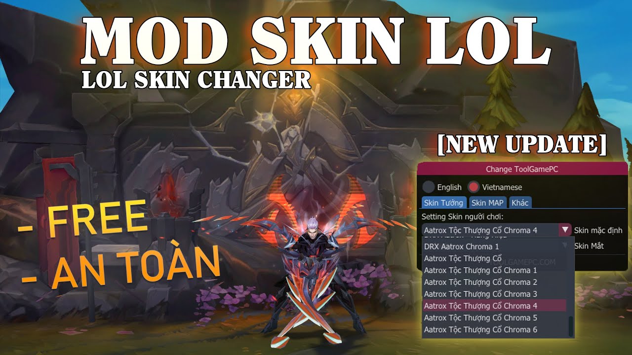 Hướng dẫn Mod Skin LOL & TFT 25.09 Free - An toàn, không BAN 2025 - LOL ...