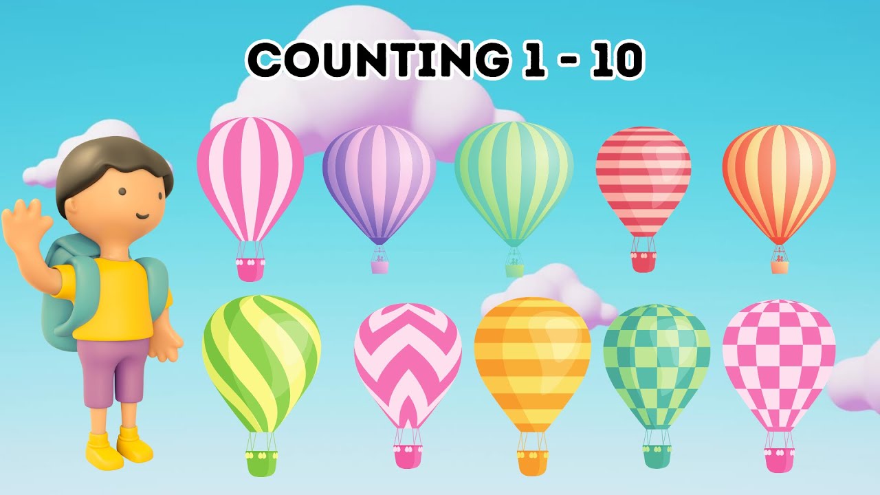 Count 1 to 10 with Fun! 🎶 Kids' Counting Song | Learn Numbers with ...