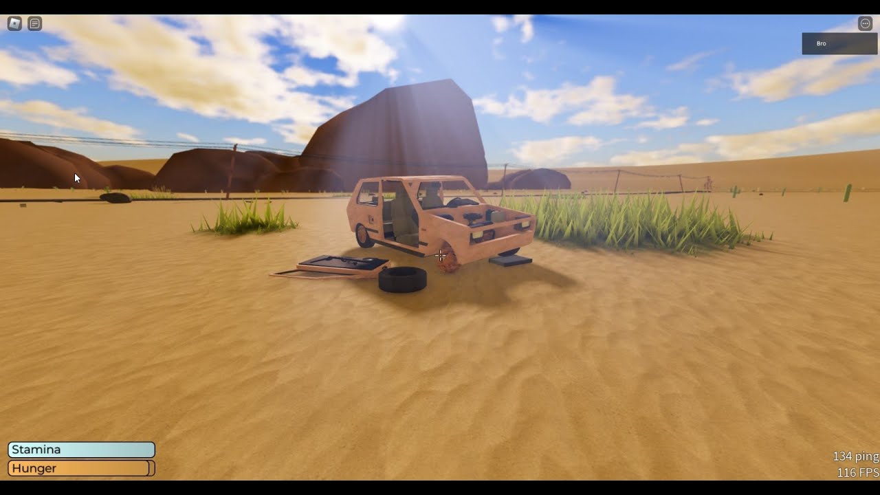 Car crash in Untitled Trip Game Roblox - YouTube