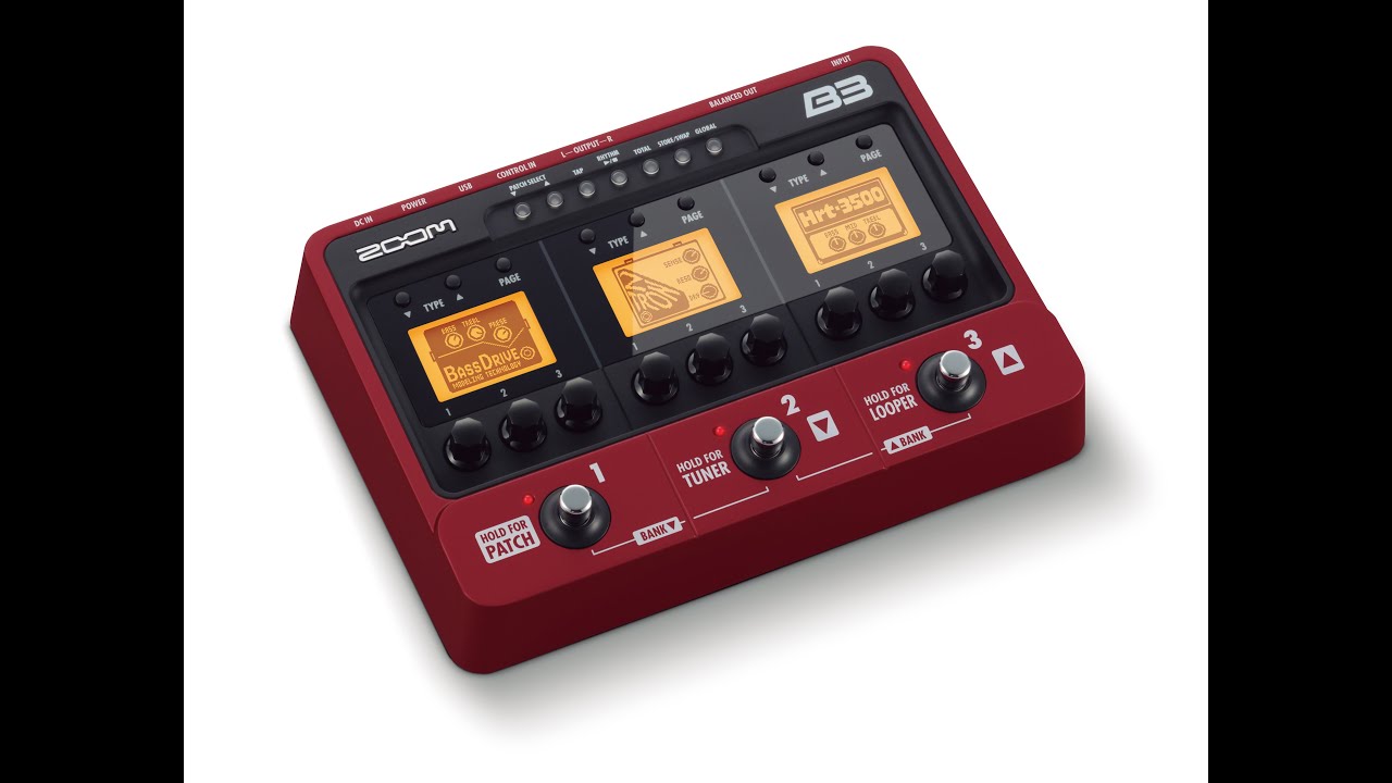 Zoom B3 Sound Sample (Ampeg SVT) - YouTube