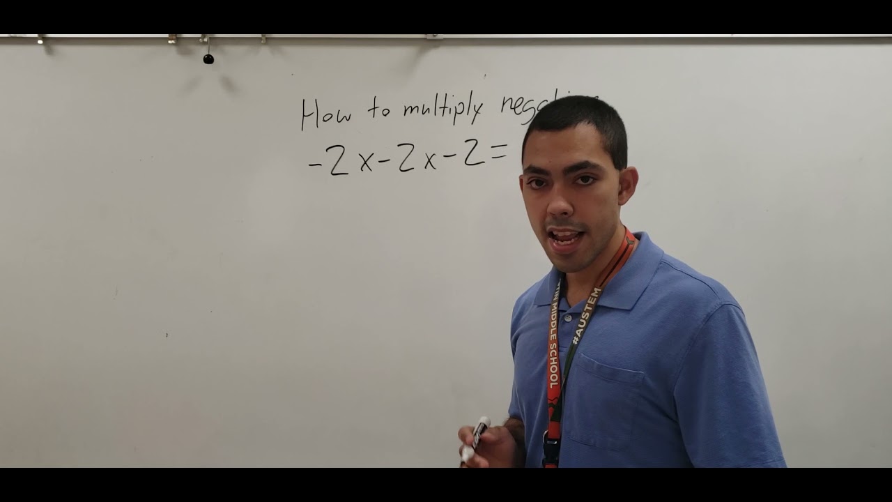 How To Multiply Negative Numbers Mr Alonzo YouTube How To Multiply Negative Numbers Mr Alonzo YouTube