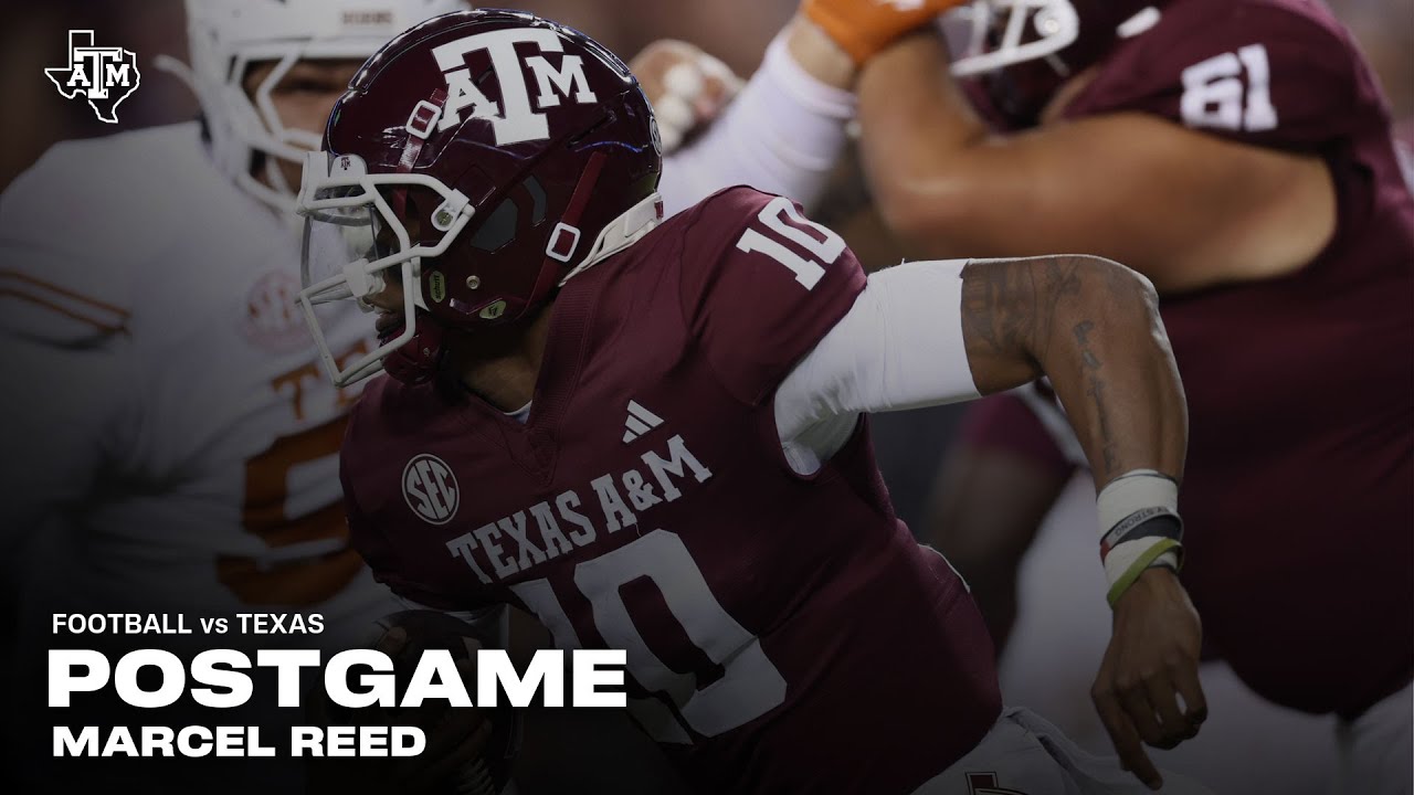 Texas Postgame: Marcel Reed - YouTube