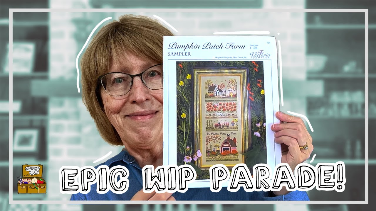 Flosstube Episode 2 - Epic WIP Parade! It's a Doozie! - YouTube