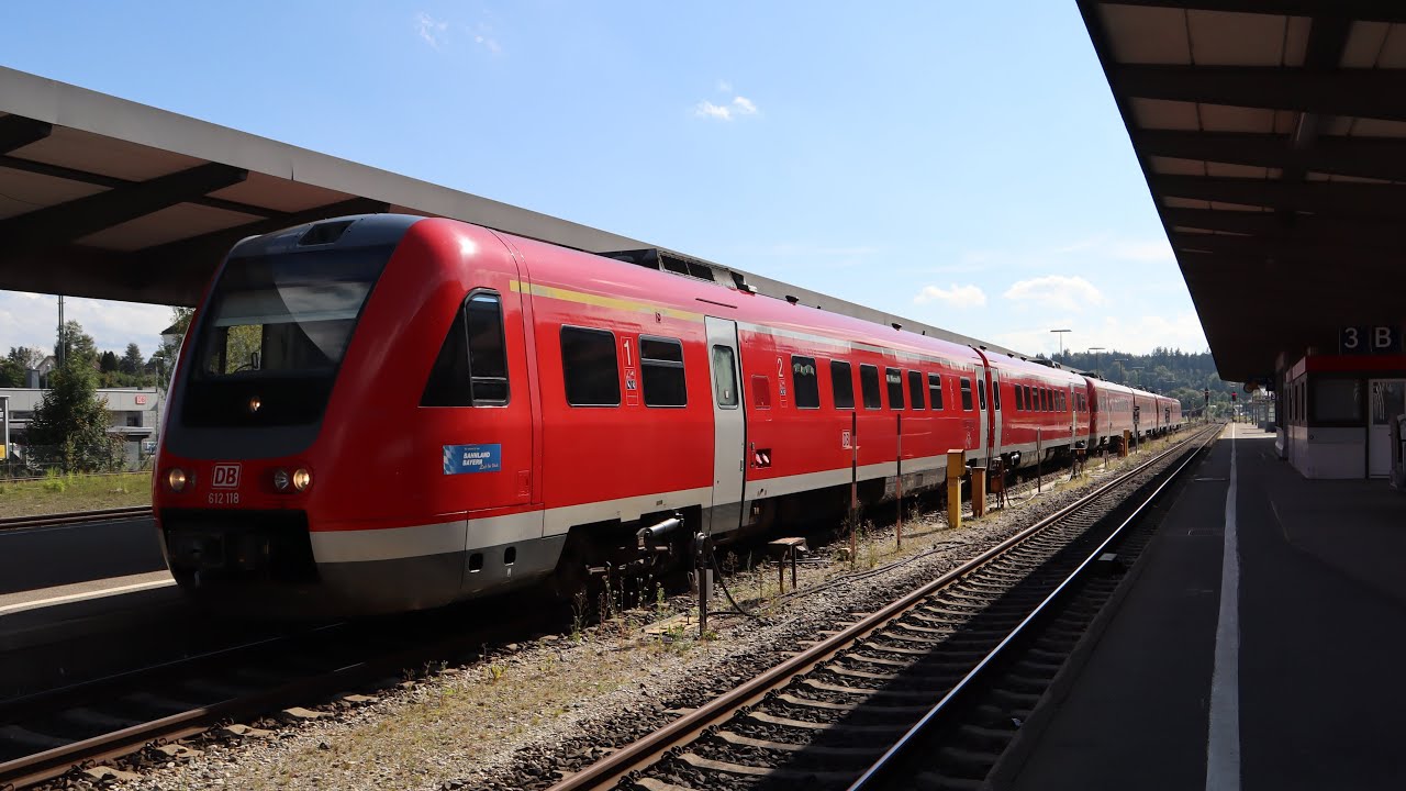 RE70/76 München Hbf in Kempten - YouTube