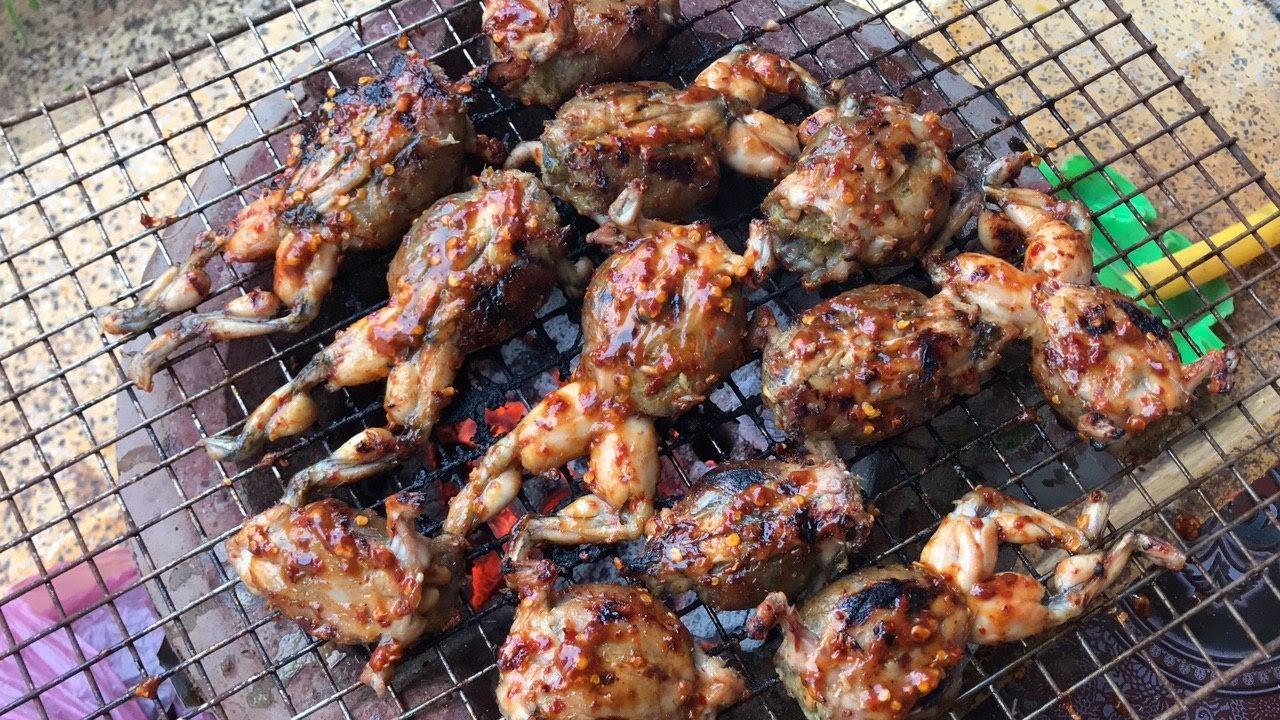 Grill Ingredient Frogs |Spicy Grill |Neasa Cooking LifeStyle - YouTube