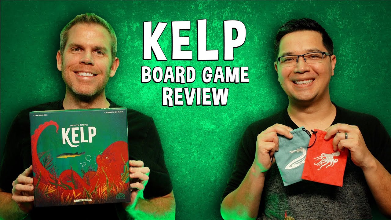 Review of Kelp - 2 Player Shark vs Octopus Board Game - YouTube