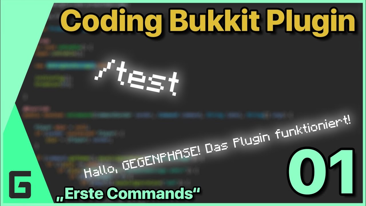 "Ersten Commands" | Bukkit Plugin Coden #01 - YouTube