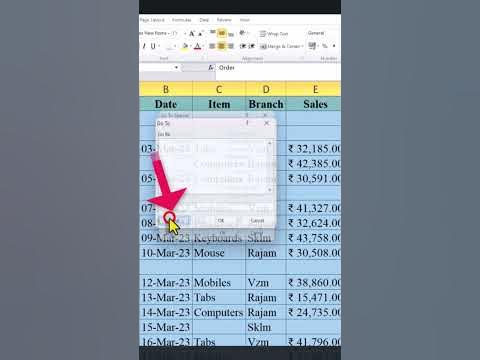 How To Hide Blank Cells in MS Excel? #excel #msexcel #excel365 #microsoftexcel #exceltips - YouTube