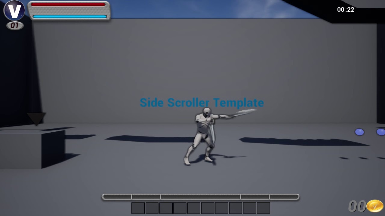 Dual Dagger - Basic Combo Test WiP 1 - SideScroller Game - YouTube