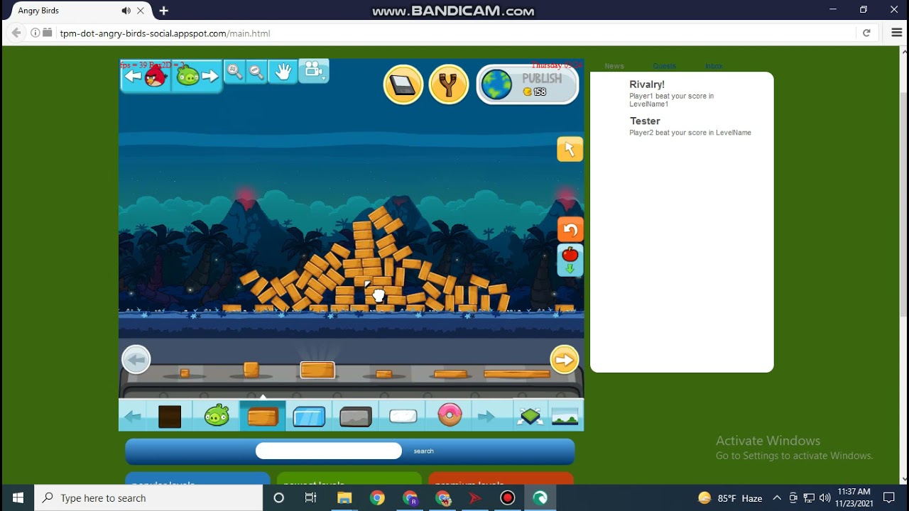 Angry Birds Social Showcase Gameplay - YouTube