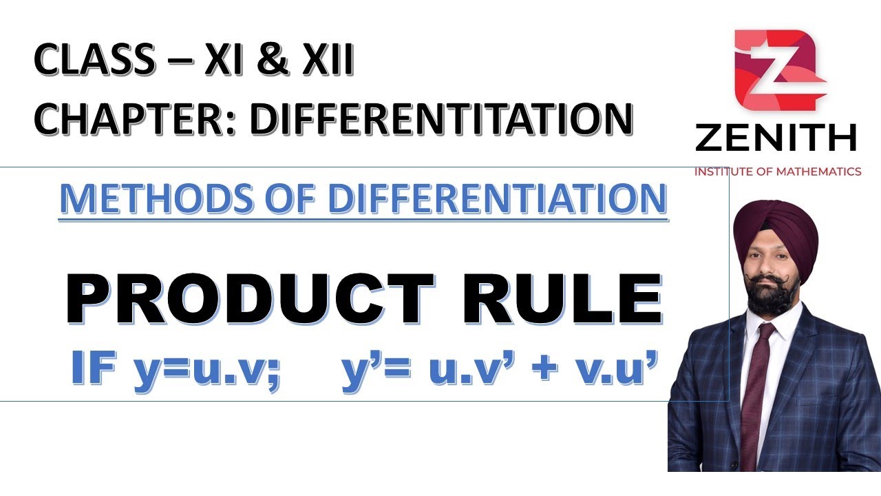 Class XI & XII_Methods of Differentiation_ Product Rule + Practice ...