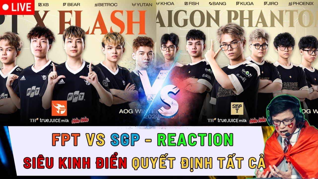 TRỰC TIẾP: FPT vs SGP - SIÊU KINH ĐIỂN QUYẾT ĐỊNH TẤT CẢ, AI SẼ ĐẾN ...