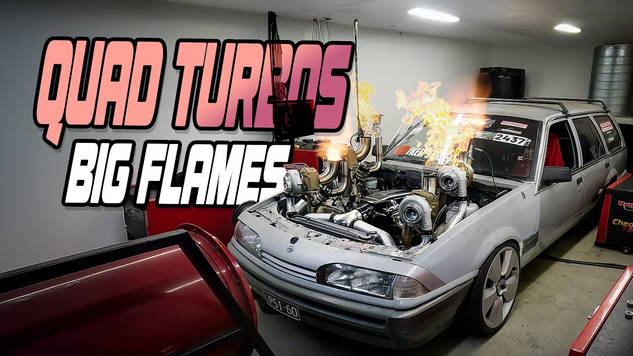 Dyno Tuning the Quad Turbo LS VL Commodore - YouTube