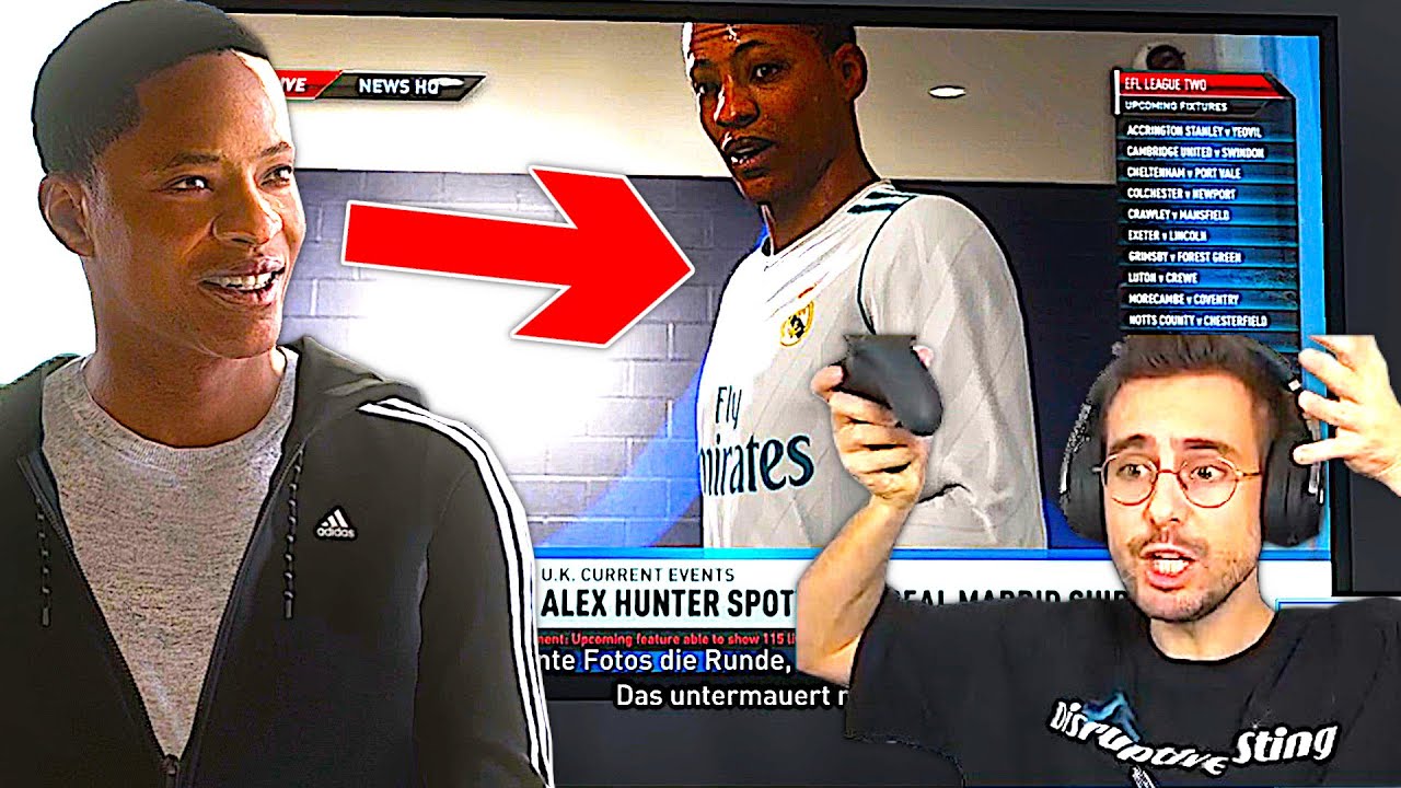 ALEX HUNTER BEKOMMT ANGEBOT VON REAL MADRID !!! 😱💸 FIFA 18 The Journey ...