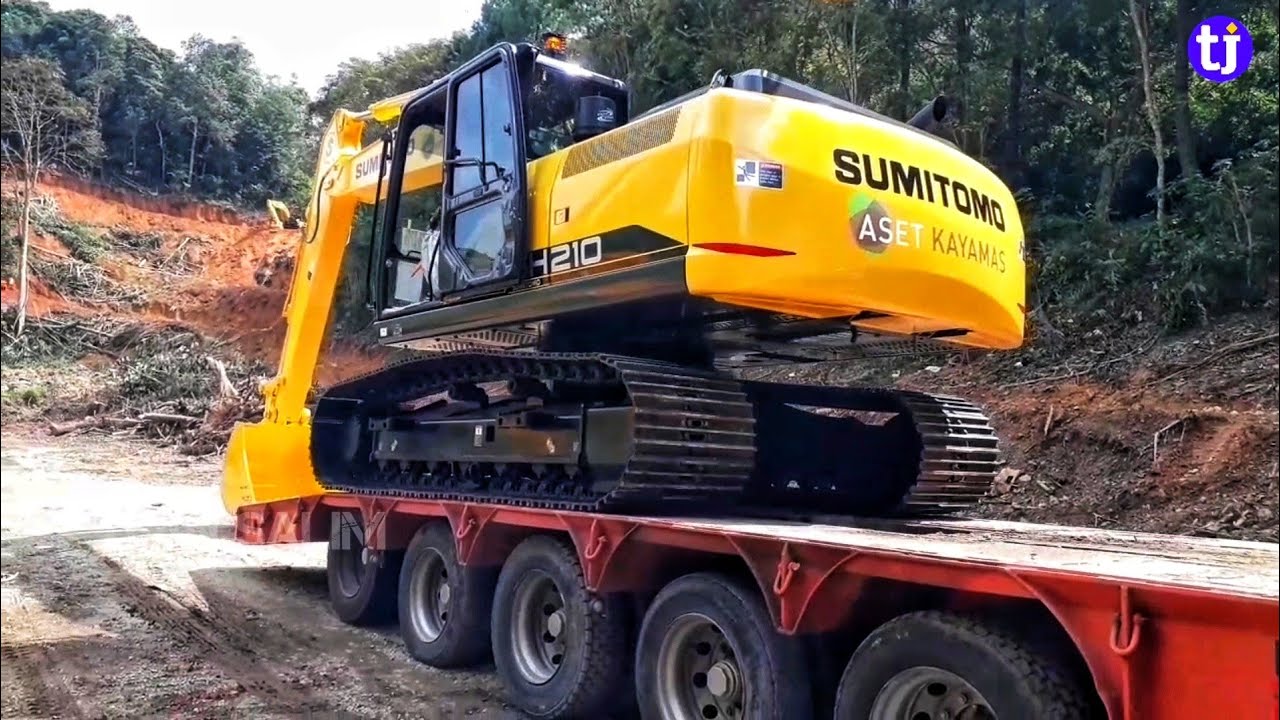 New Unit Excavator Sumitomo SH 210(video test unit) - YouTube
