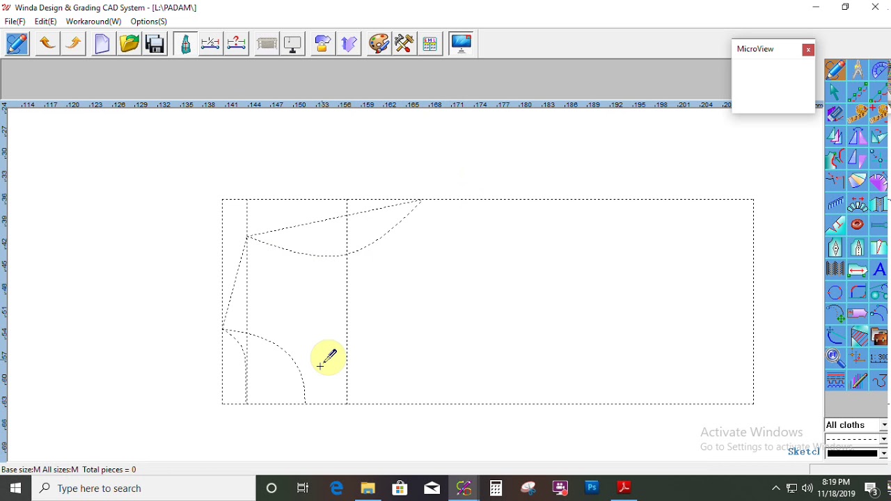 BASIC TEE SHIRT FOR WINDA CAD PATT 1 - YouTube