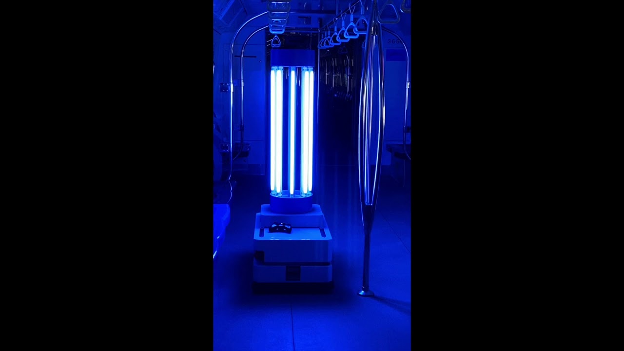 DiSa Robotics - Virus Slayer On Public Transport - YouTube