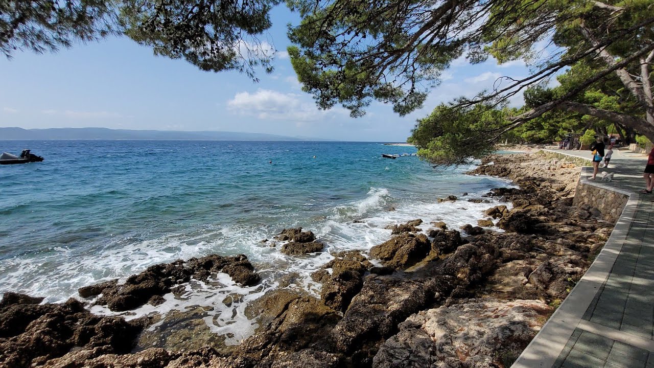 Brela nas zachwyciła - pięknie i brak tandety! plaża / promenada ...