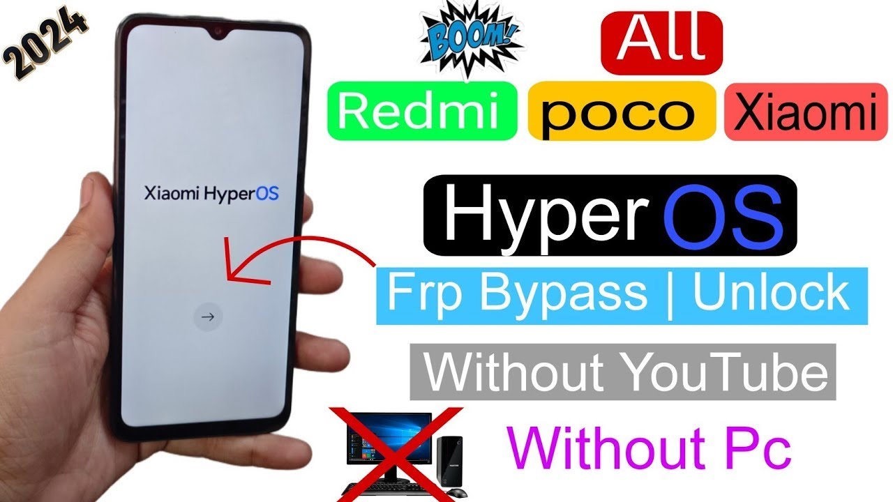 All Redmi, Poco Xiaomi HyperOS FRP Bypass | Android 14 | All Redmi Poco ...