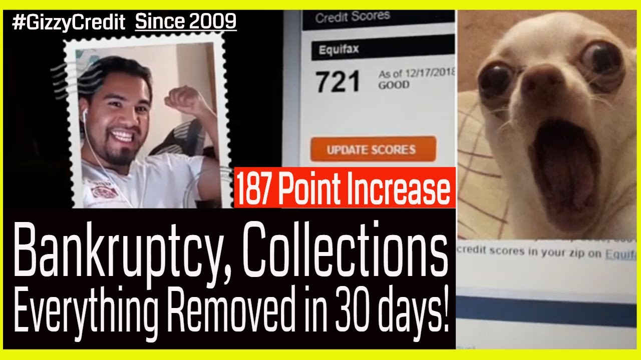 Remove Bankruptcy from Credit Report/Everything Removed in 30 days ...