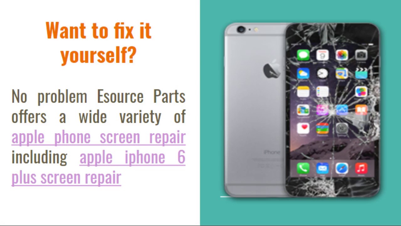 iphone 6 plus screen repair - YouTube