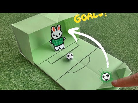 Origami Kağıttan Futbol Sahası | Origami Oyuncak | Moving Paper Toys Pop İt⚽️
