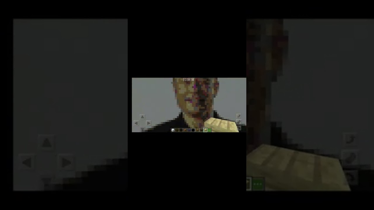 Elon musk pixel art in minecraft #shorts - YouTube
