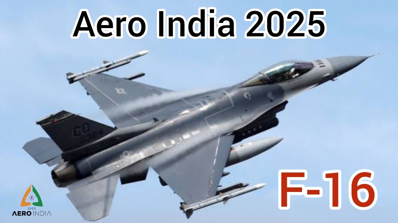 Aero India 2025 | F-16 Fighter Jet powerful show | Bengaluru | Live ...