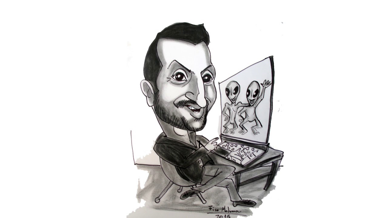 Christian y los aliens - Caricatura animada de Fico Molina - YouTube