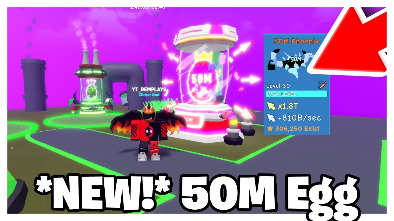 *NEW!* The *50 MILLION* EGG Is Here In Clicker Simulator AND THE PETS ...