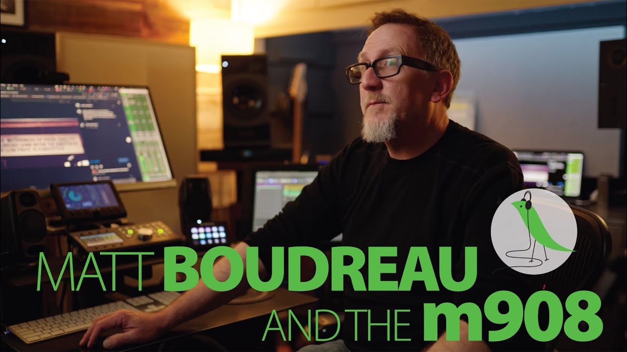 Matt Boudreau with the Grace Design m908 - YouTube