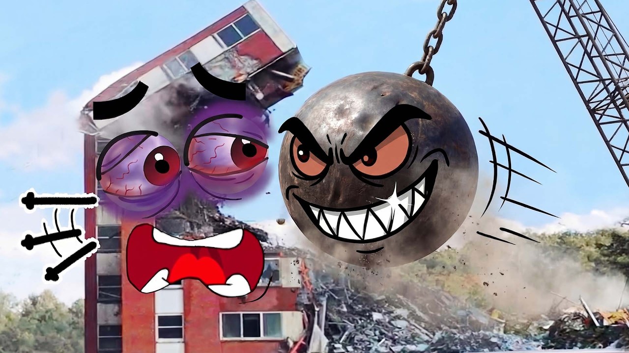 Construction Demolitions - Building Demolition Videos! - EXPERIMENT ...