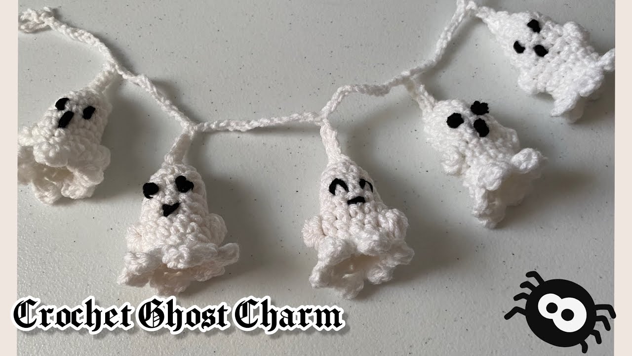Crochet Ghost Charm Tutorial | Step by Step - YouTube