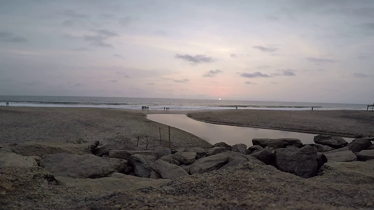 Caida de Sol en Mar Bravo (Salinas) - Ecuador - YouTube