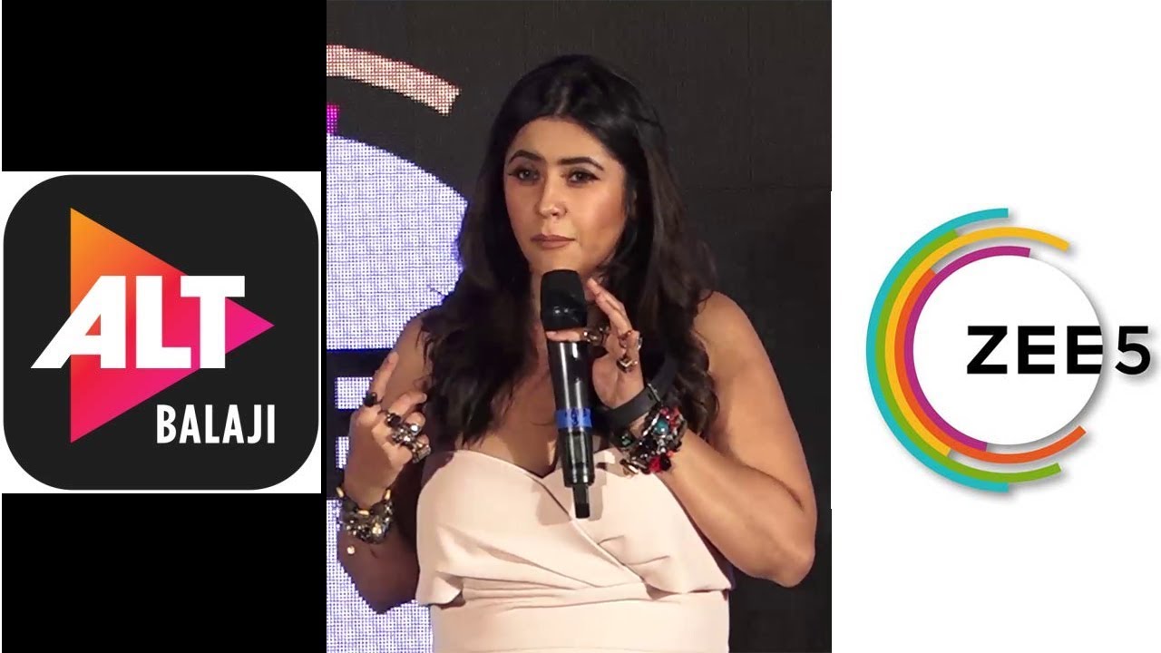 Ekta Kapoor On Collaborating Of Alt Balaji And Zee 5 - YouTube