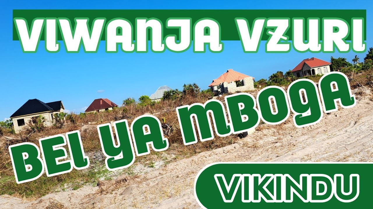 BEI NAFUU ZAIDI YA SANA VIWANJA VILIVYOPIMWA VIKINDU-MALOGORO - YouTube