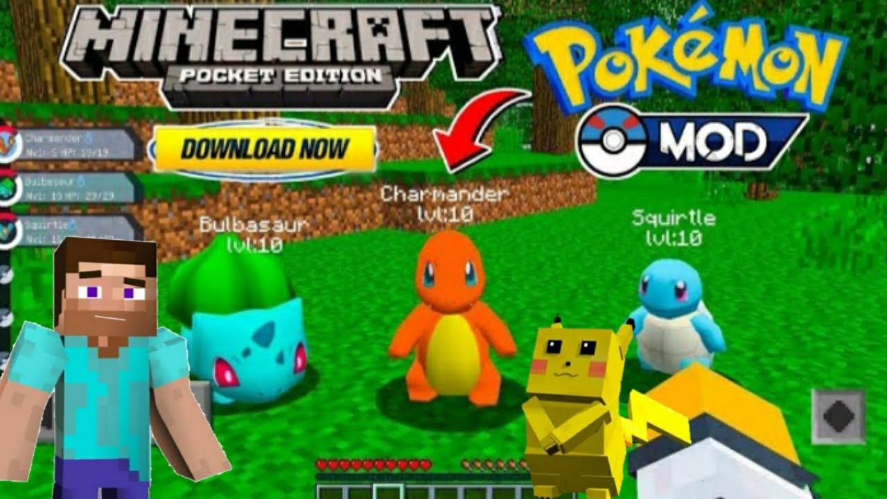 How to Download Pokemon mod in minecraft || Pokemon mod || in Hindi ...