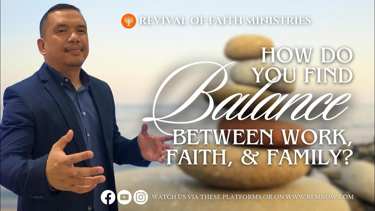 HOW DO YOU FIND BALANCE BETWEEN WORK, FAITH, & FAMILY? - YouTube