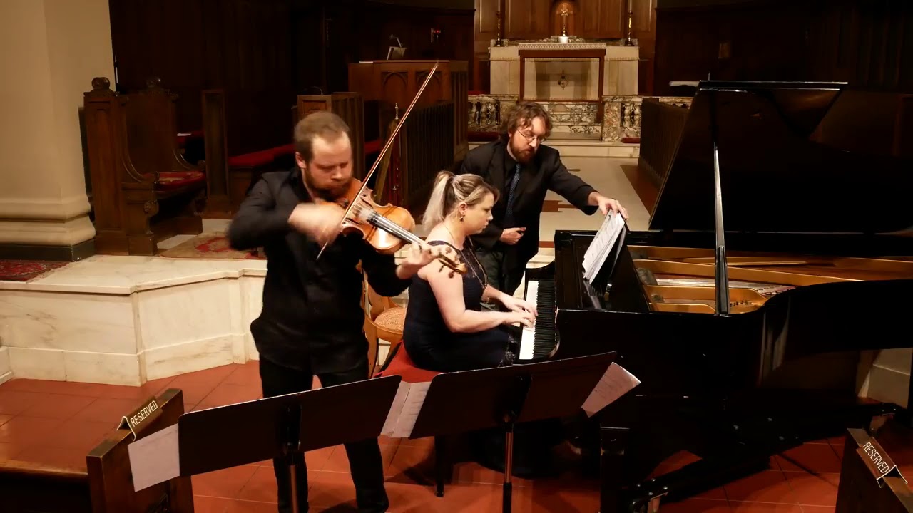 The Borisevich Duo performs the World Premiere of Violin Sonata by Zach ...