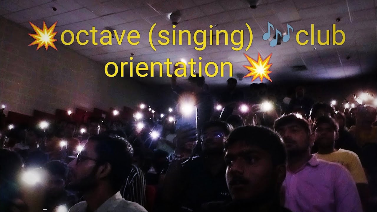 HBTU | singing club(OCTAVE) orientation | #hbtukanpur #singing #iitjee ...