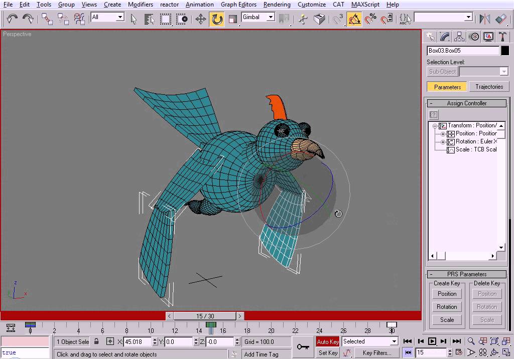Bird 01 | 3Ds Max for beginners - YouTube