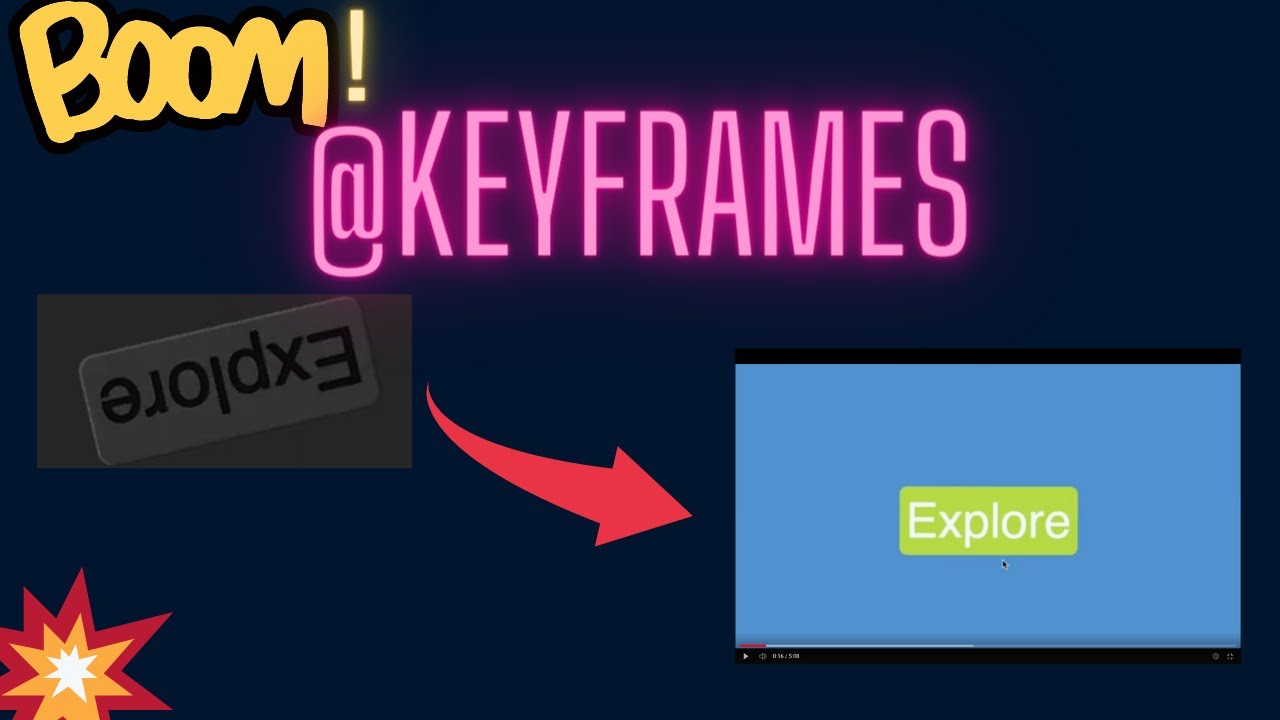 Amazing blinking text animations Keyframe rule ! - YouTube