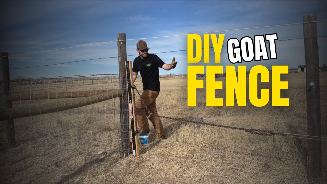 Building a Goat Fence in 2025 | DIY Tips | Part 1 - YouTube