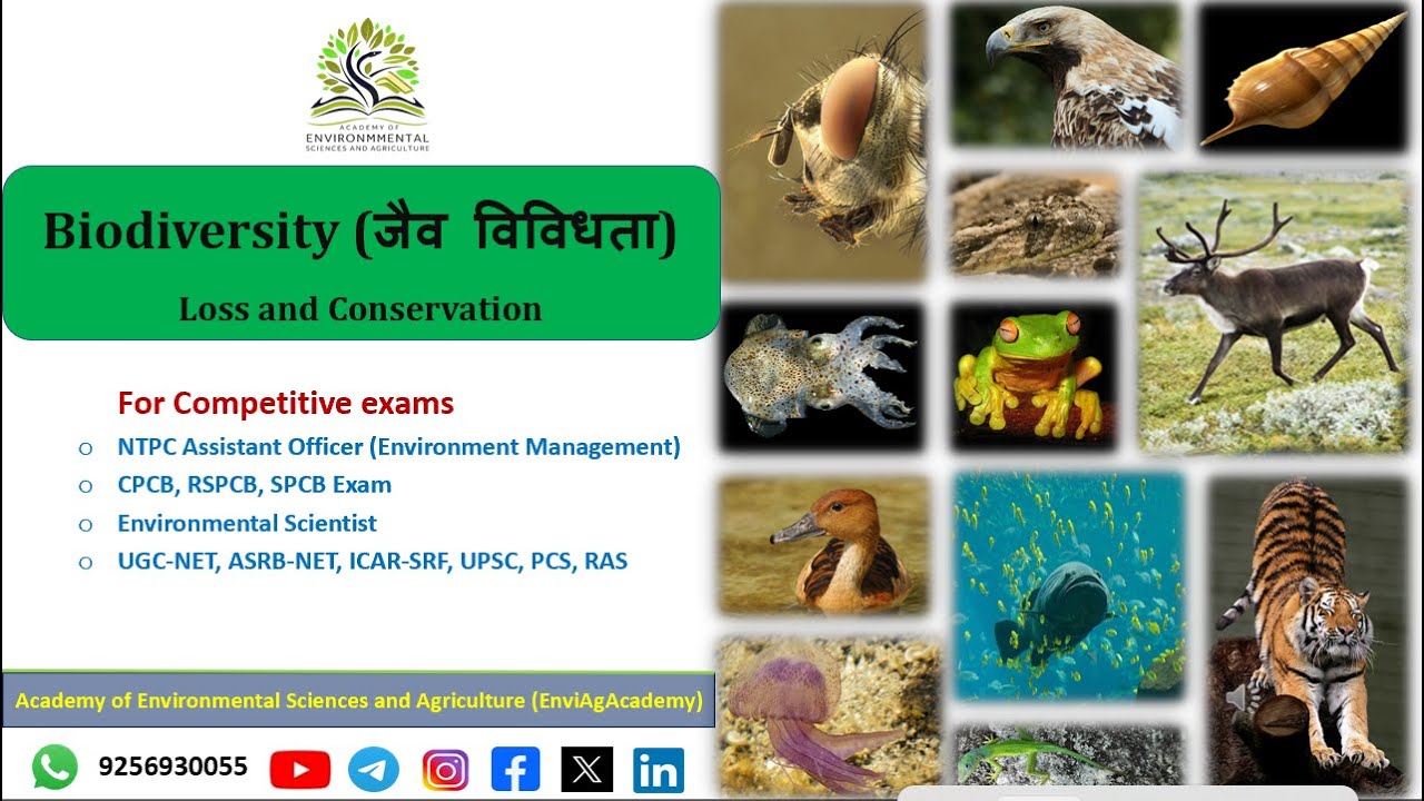 Biodiversity (Part- 1) I Biological Diversity I जैव विविधता I India's ...